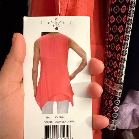 Fever | Tops | Fever Bright Red Tank Top | Poshmark